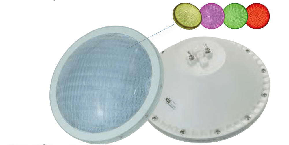 Faro per piscina 24 led RGB Eco - completo Pool's